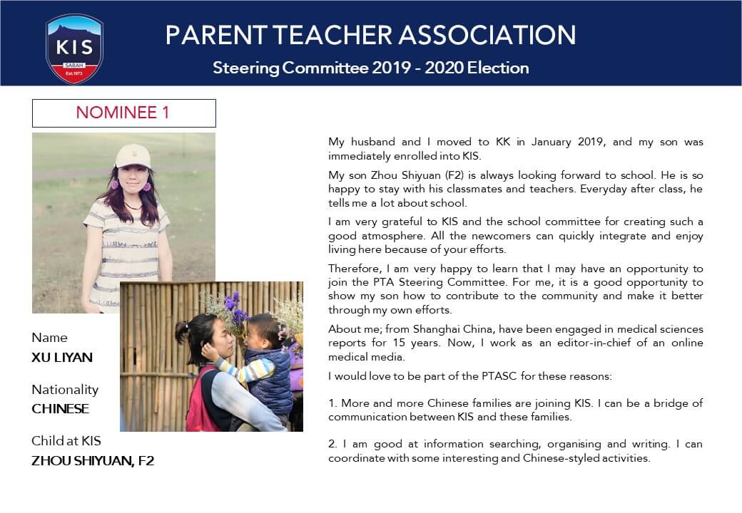 PTA AGM - KIS Newsletter